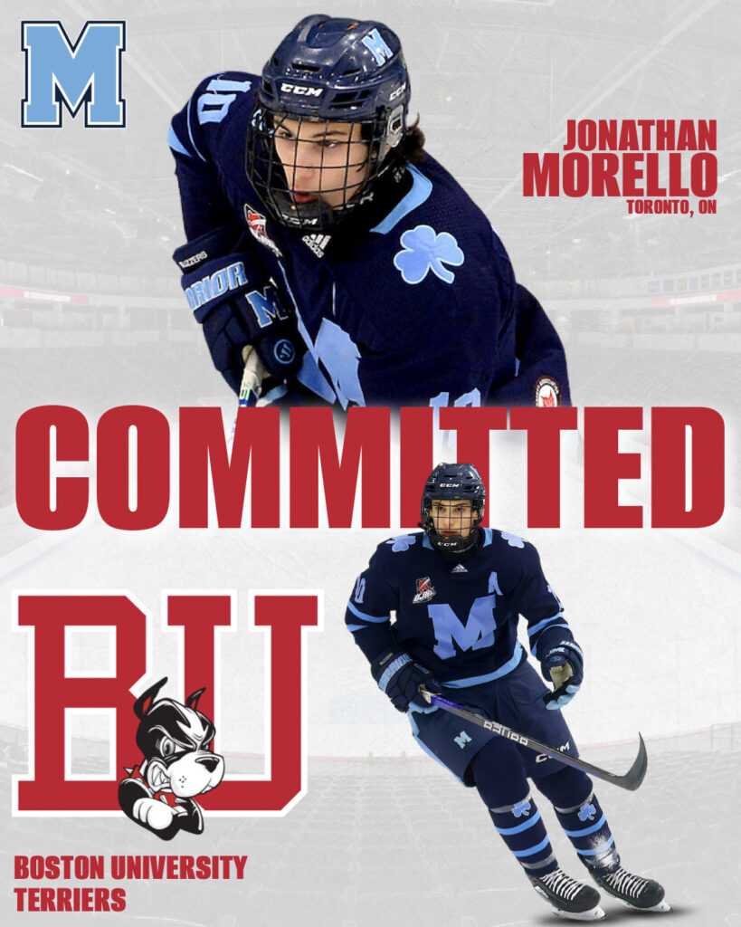 Morello off to Boston U for 25-26 | St. Michael's Buzzers